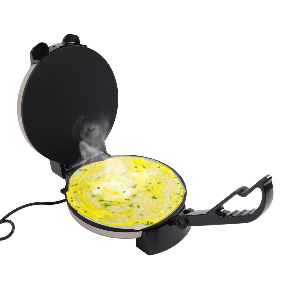1800W 220V Electric Chapati Maker Flat Bread Naan Tortilla Roti Press ...