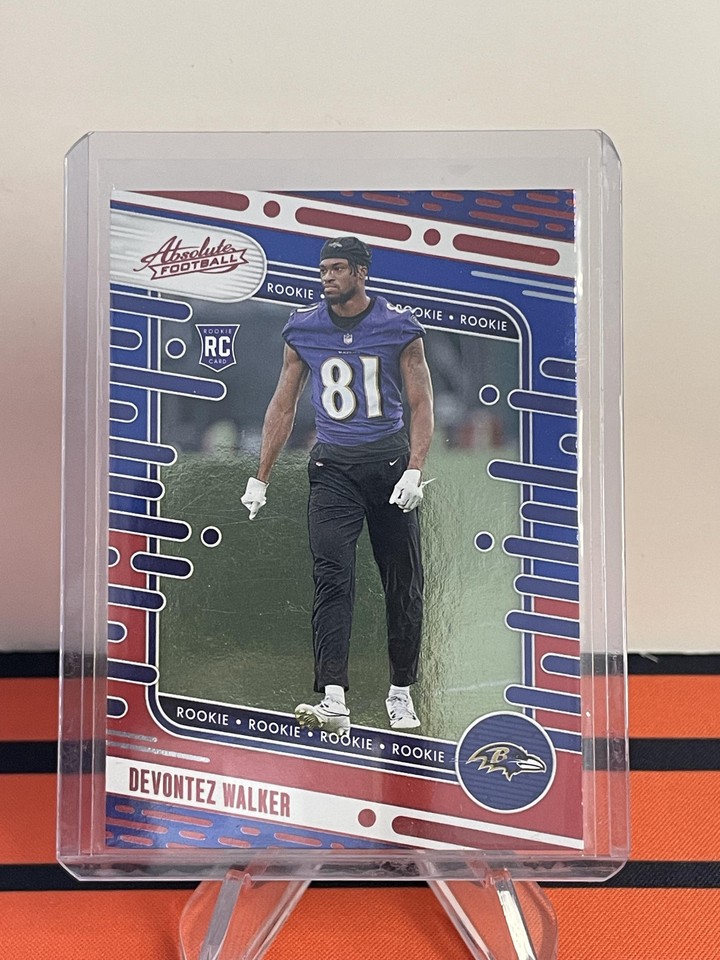 2024 Devontez Walker RC Panini Absolute Red White Blue Football #181 ...
