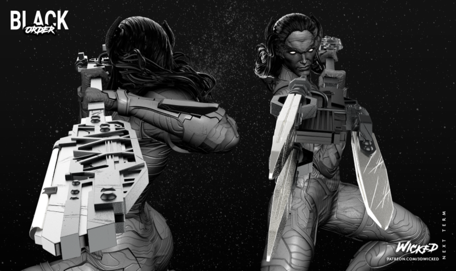 Proxima Midnight resin scale model kit unpainted 3d print | eBay