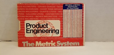 Universal Reference Calculator -Metric/English-Engineering Slide Chart ...