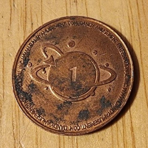 Dandy Amusement International Inc. Token Saturn 1 Space No Cash Value ...