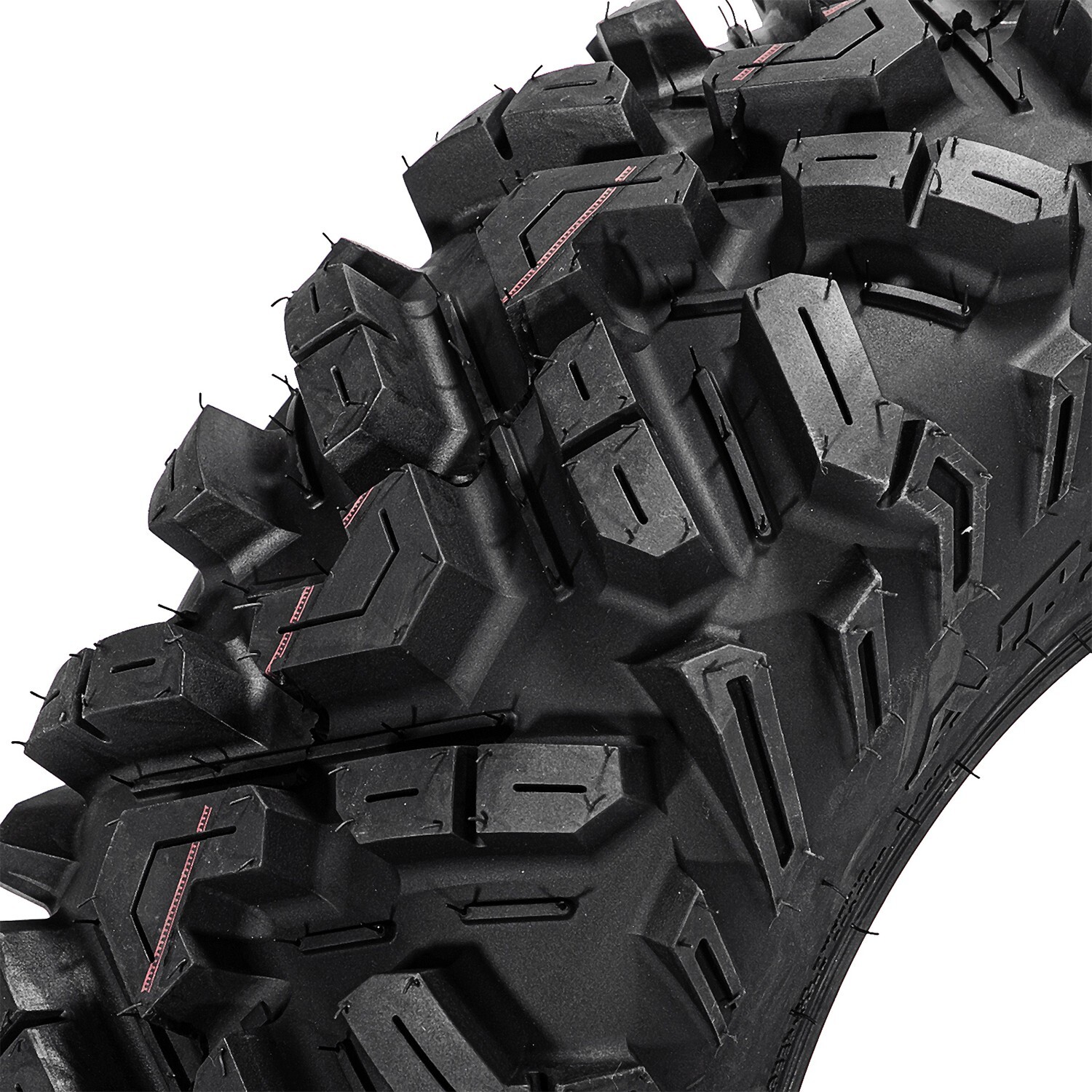 2X 25x8-12 ATV Tires 6 Ply 25x8x12 UTV Tires 25 8 12 Mud All Terrain ...