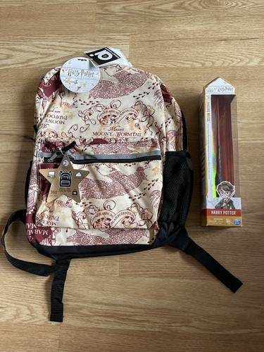 Harry Potter The Marauders Map All Over Print 16" Kids Backpack And ...