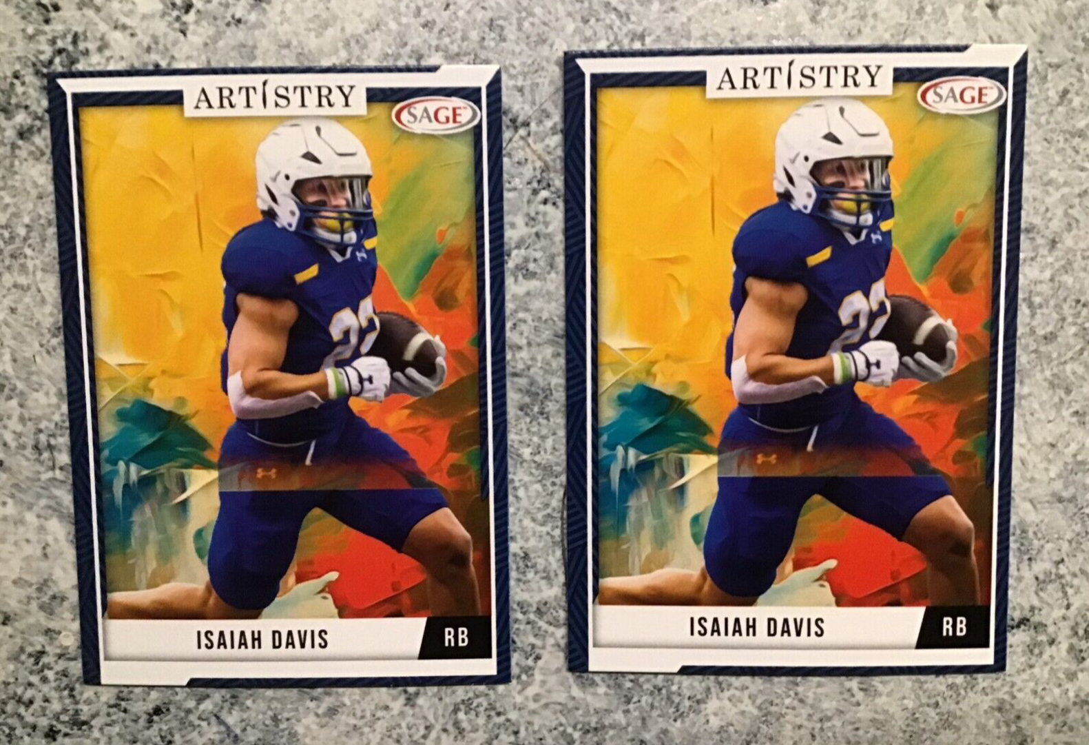 2024 SAGE Artistry RC Isaiah Davis Jets 2 card Lot FREE Shipping | eBay