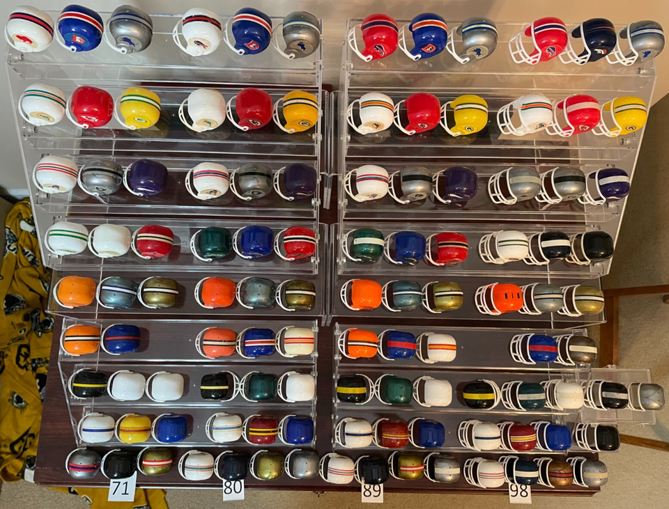 36 Complete Sets of NFL OPI Gumball Helmets Original Vintage 1965-2000 ...