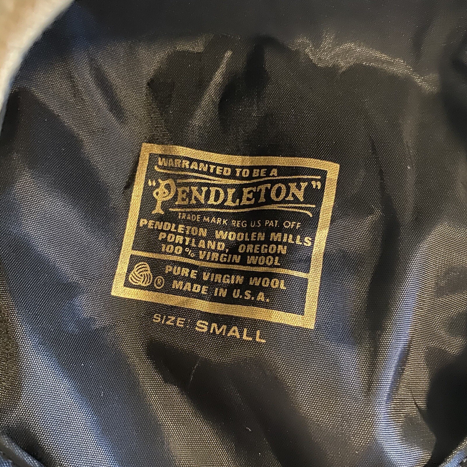 Pendleton Mens Small 100% Pure Virgin Wool Made In US… - Gem