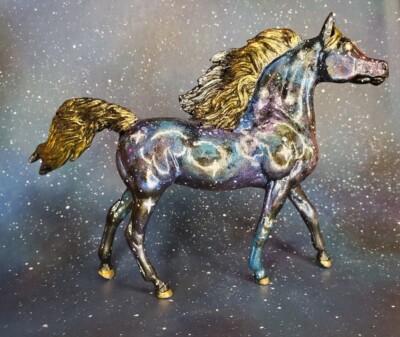 Custom Paddock Pal Arabian Stallion To Galaxy Mare "Solar Flare" | eBay