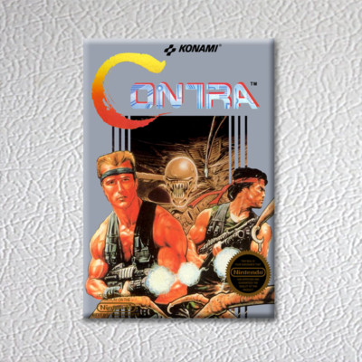 NES - Contra (NEW High Quality Box Art FRIDGE MAGNET) | eBay