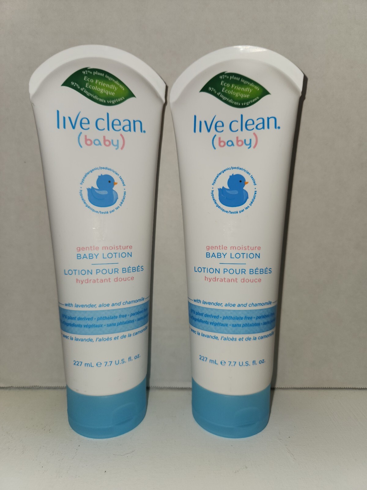 2 Live Clean Baby Gentle Moisture Lotion, 7.7 Oz Lavender, Aloe ...
