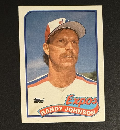 Randy Johnson 1989 Topps ROOKIE #647 - Montreal Expos | eBay