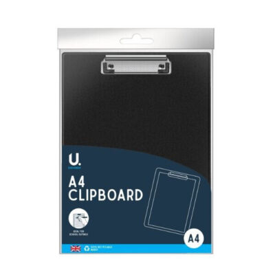 The U.® A4 Clipboard Fold Over Cover File Folder Filling Office School ...