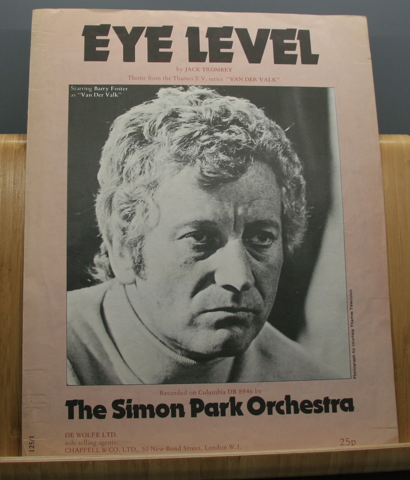 Vintage 1971 Eye Level Van Der Valk TV Theme Sheet Music #Q | eBay UK