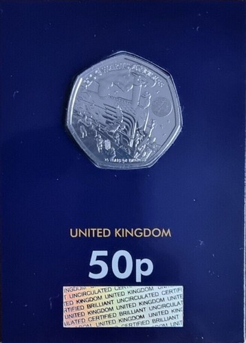Change Checker BUNC 50p Coins CERTIFIED BRILLIANT UNCIRCULATED Blue ...