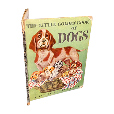 THE GOLDEN BOOK OF DOGS "A" 1st Printing Edition Little Tibor Gergely ...