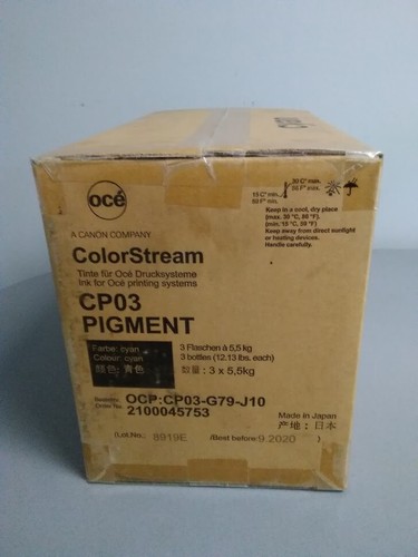 OCE COLORSTREAM 3000, 3200 PIGMENT INK CYAN 2100045753 CP03 | eBay