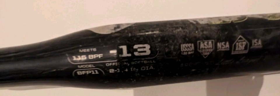 DeMarini Crystal Bustos BFP11 Softball Bat 31” 18oz. -13 2-1/4'' | eBay