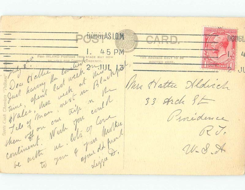 Divided-Back LAKE AT MOORAGH PARK Ramey Isle Of Man UK c9130 | eBay
