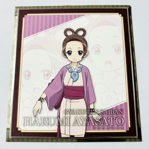 Phoenix Wright Mini Shikishi Art Collection: Harumi Ayasato | eBay