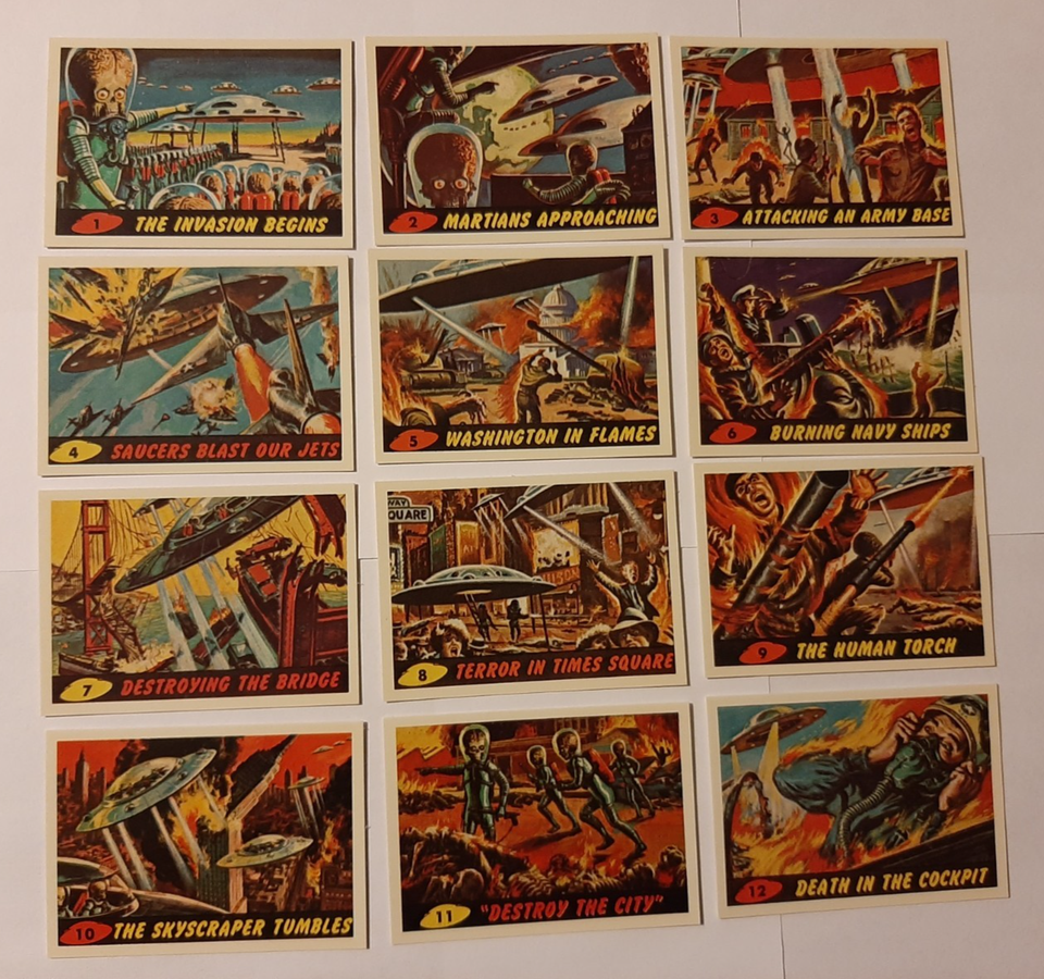 1984 Mars Attacks official 1962 Renata Galasso reprint 56 trading card ...