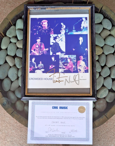 CROWDED HOUSE: NEIL FINN & TIM FINN - SIGNED PHOTO - Autograph ...
