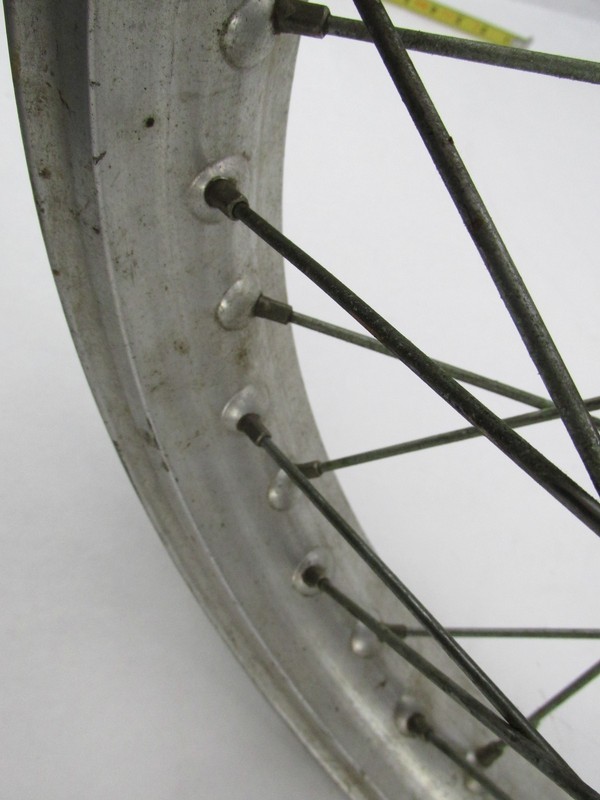 Vintage Maico Enduro Akront Wheel Rim with Concical Hub and Spokes | eBay
