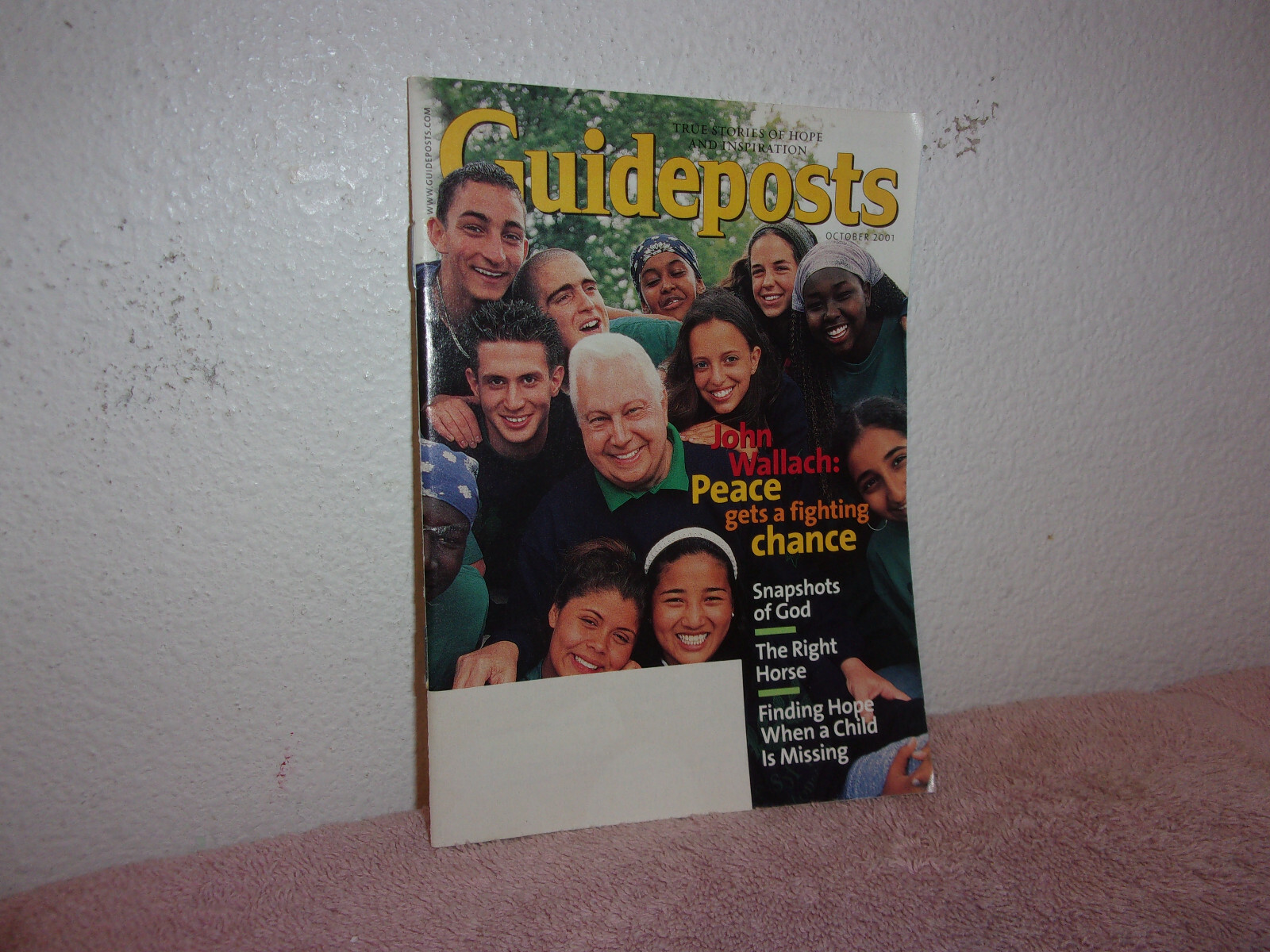 GUIDEPOSTS MAGAZINE." TRUE STORIES OF HOPE INSPIRATION " OCTOBER, 2001 ...