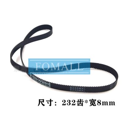 1Pcs New Slow walking silk belt B232MXL 232 teeth * width 8mm | eBay