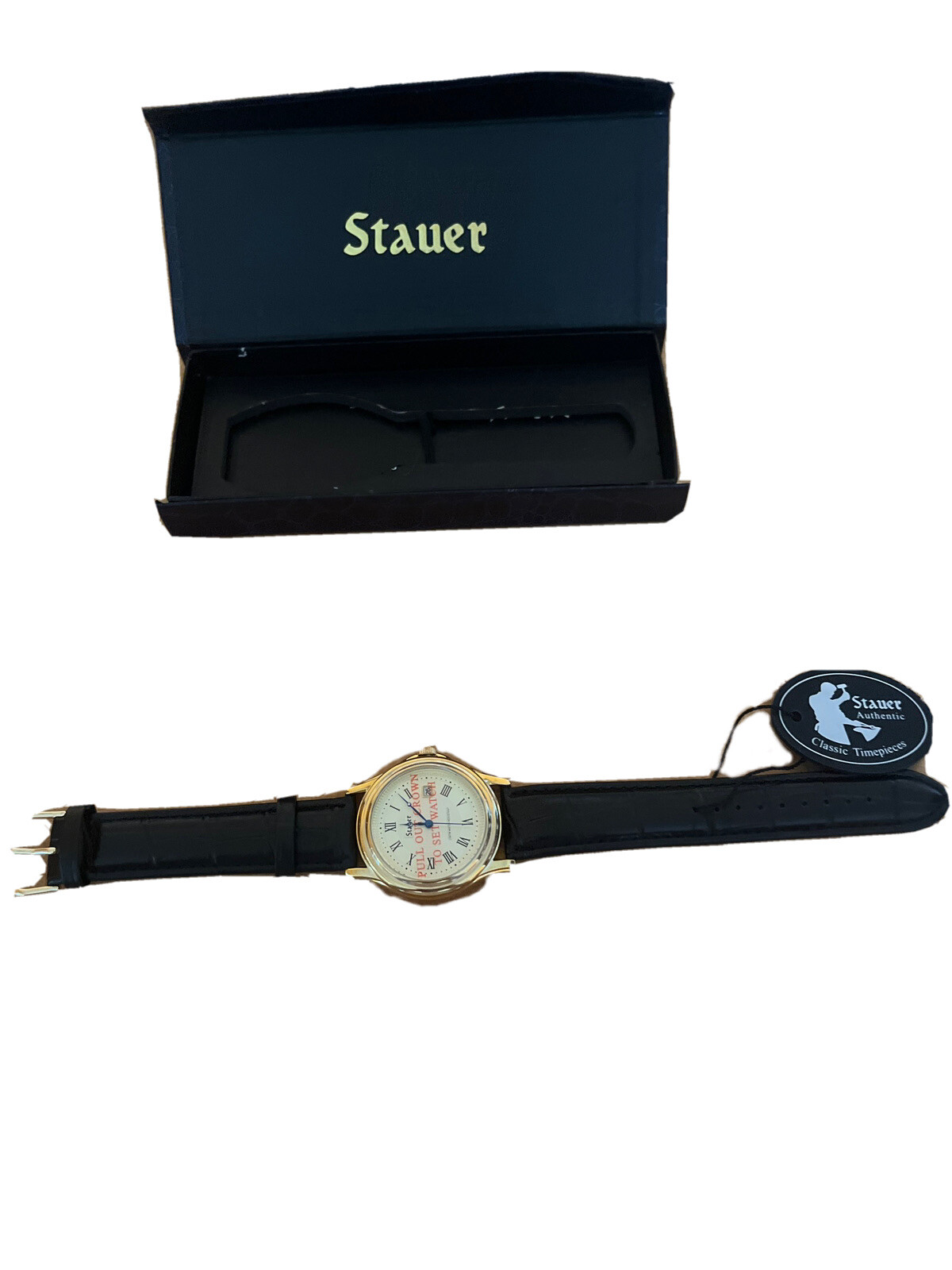 STAUER Mens Watch METROPOLITAN 17961 3ATM Stauer Nice Working | eBay