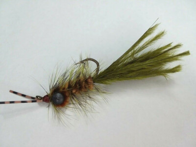 Murray's Hellgrammite - Brown - Sz 4&6 - 2 pack - Fly Fishing Streamer | eBay