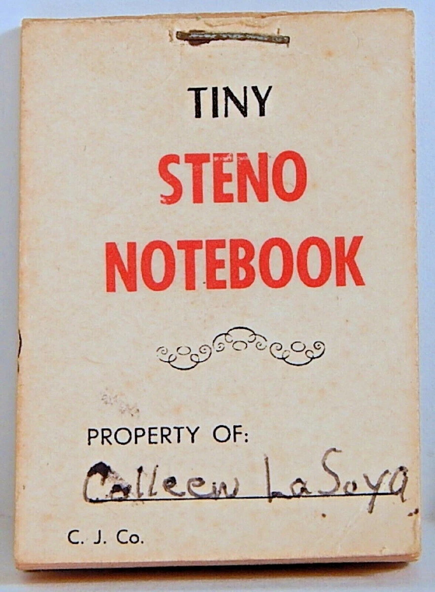 Stenographer Notebook
