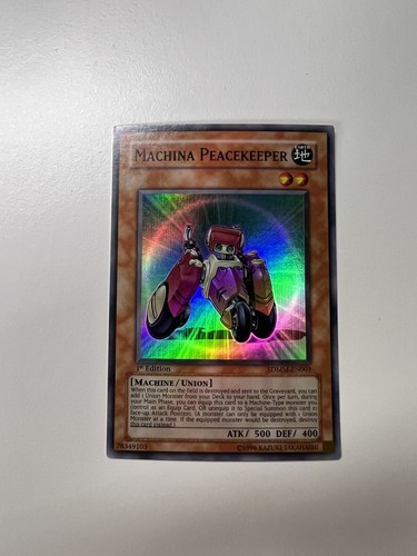 YUGIOH! Machina Peacekeeper SDMM-EN003 1. Edition Super Rare | eBay.de