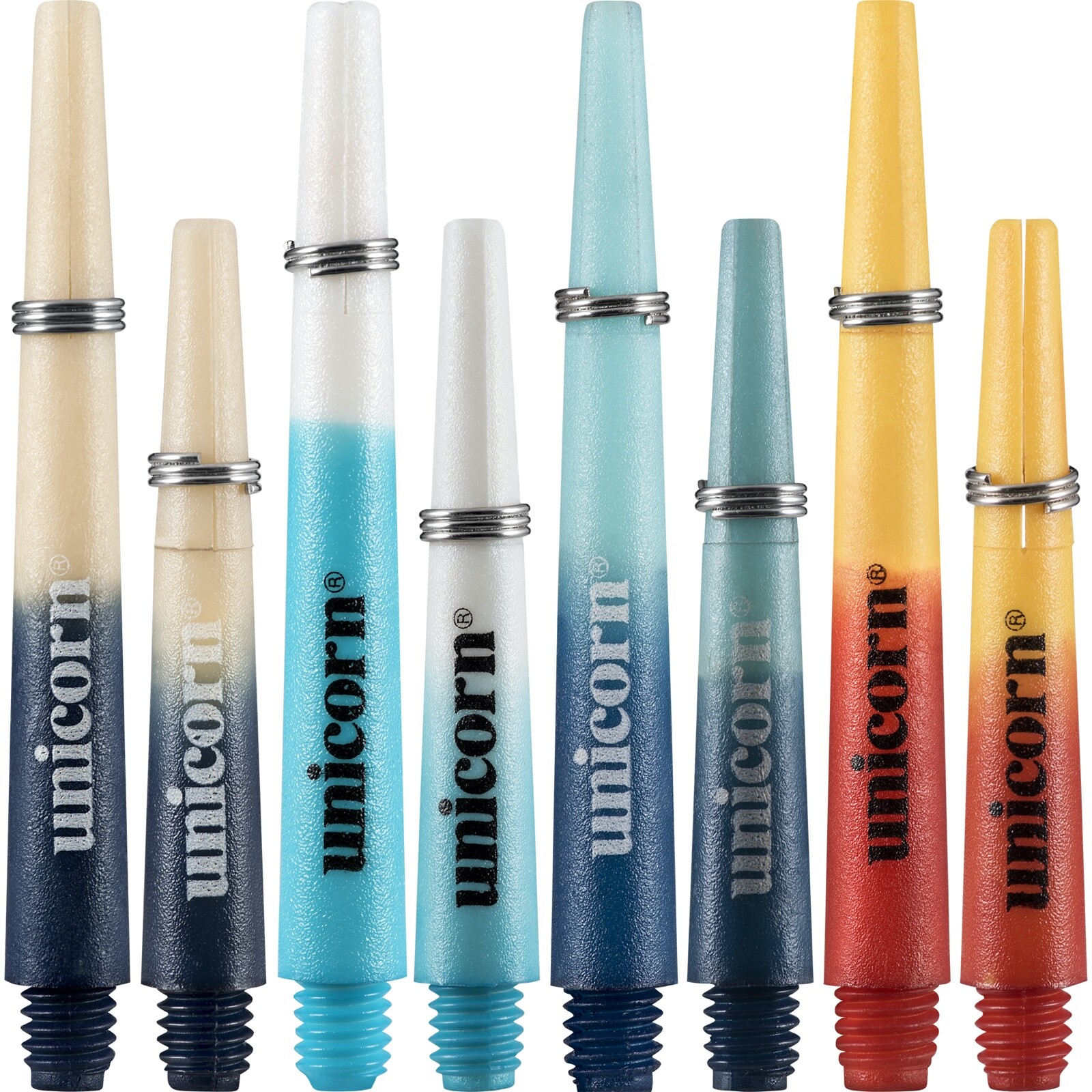 Unicorn Gripper 3 Cosmos Two Tone Nylon Dart Stems Shafts | eBay