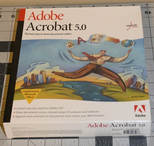 NOS sealed Adobe Acrobat 5.0 718659161286 | eBay