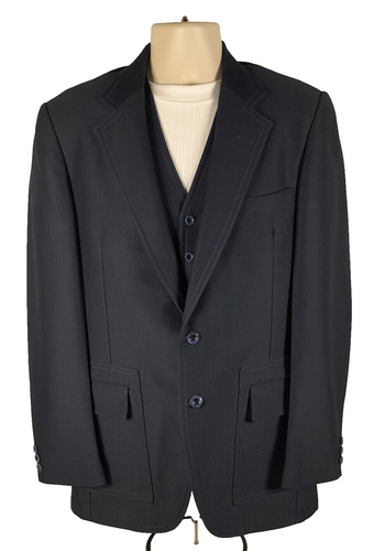 Hardwick Clothes Men Size 40 Navy Blue Blazer 1960 Vintage Made in The ...