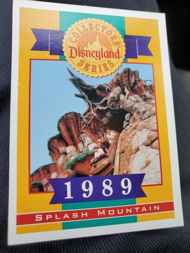 Disney Trading Card Splash Mountain Disneyland 1989 | eBay