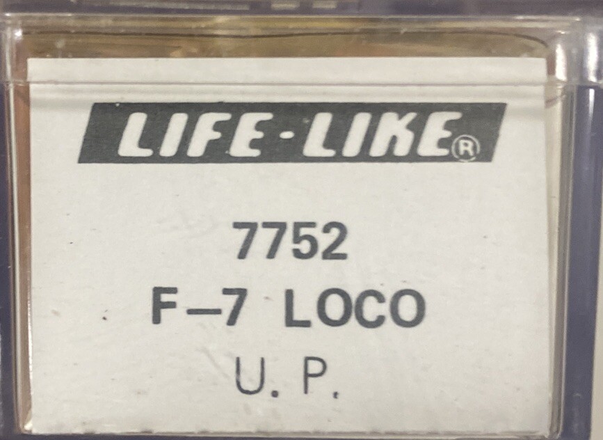N Scale Life Like 7752 Union Pacific Powered F7 Locomotive UP 1400 ...