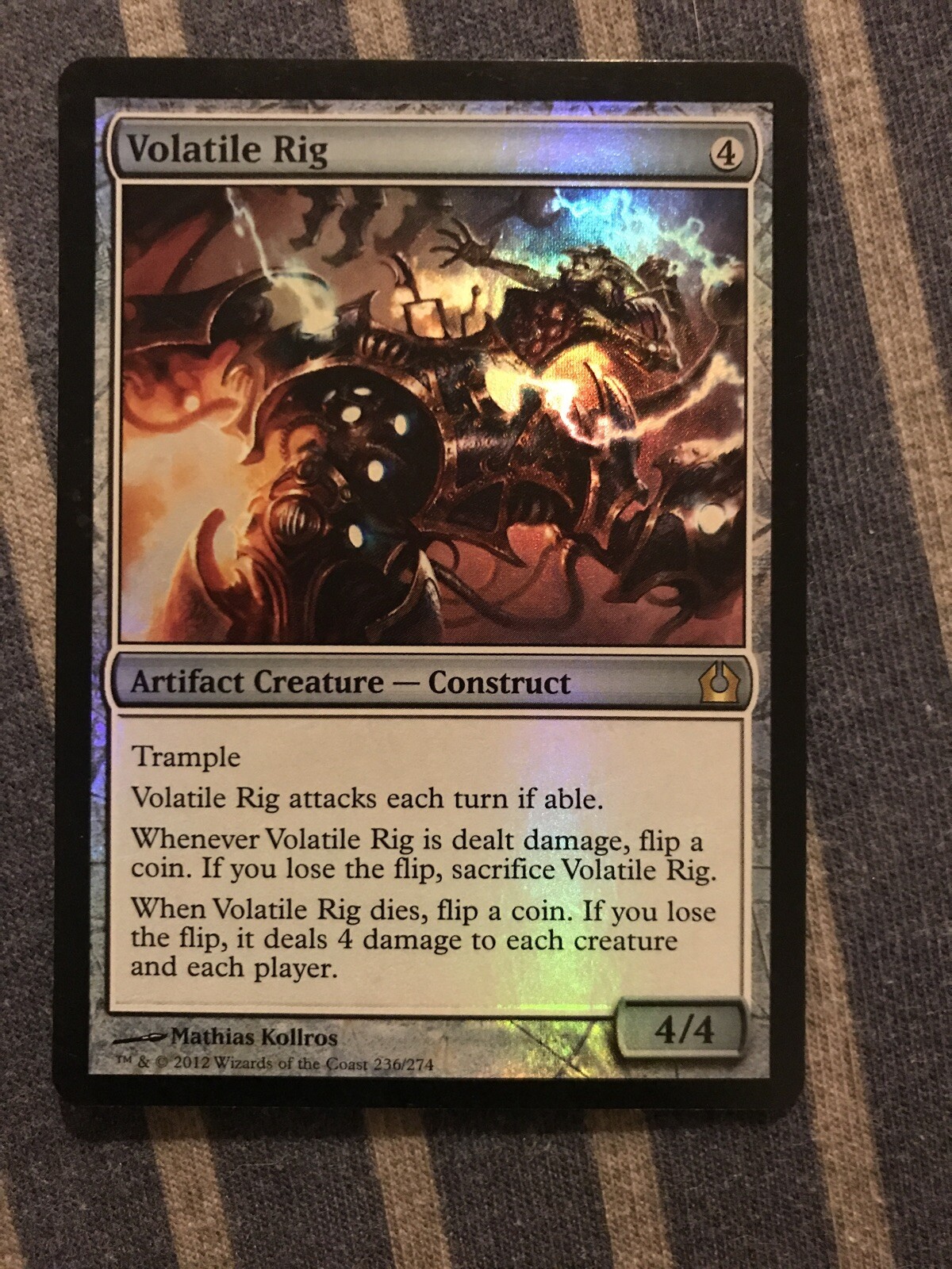 Volatile Rig X1 Return To Ravnica Foil Moderate Play MTG | eBay