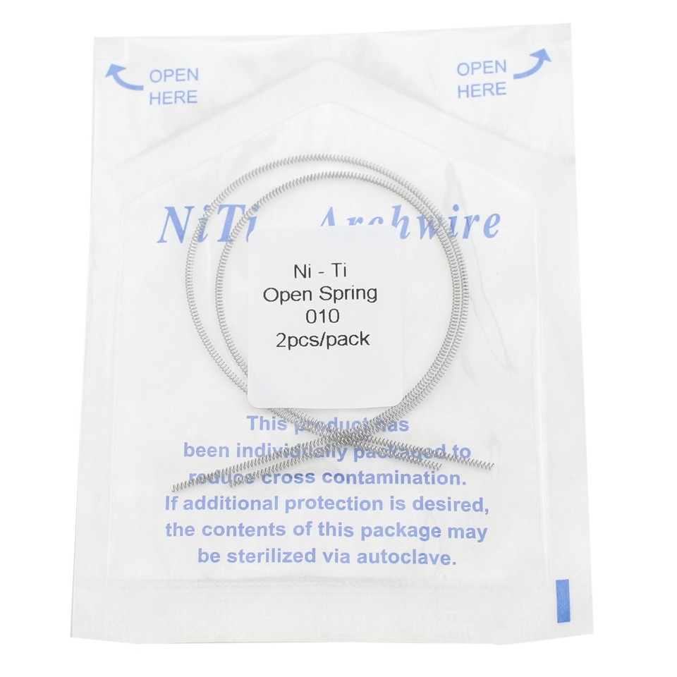 Dental Orthodontic Niti Open Closed Coil Spring Arch Wire 010 012 6/9 ...