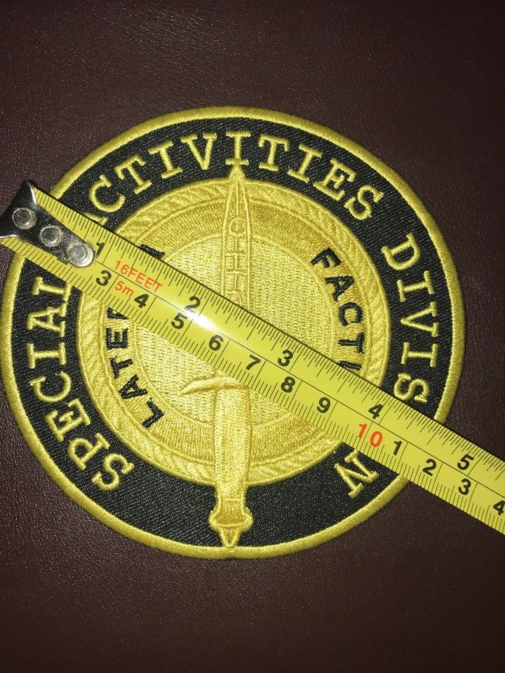 CIA SAD Special Activities Division SOG Latebra Factum 5 Inch Patch ...