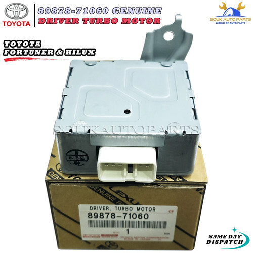 89878-71060 Genuine Toyota DRIVER TURBO MOTOR 8987871060 OEM | eBay ...