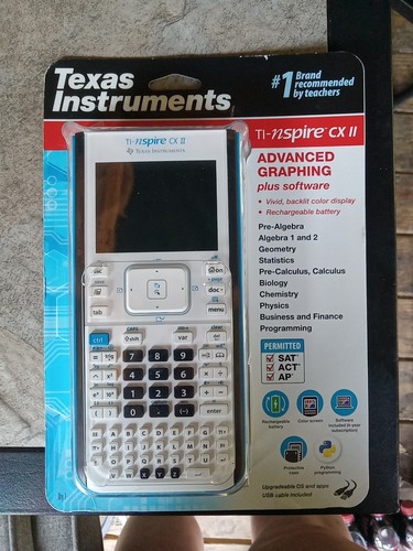 Texas Instruments TI-Nspire CX II Advanced Graphing Calculator Plus ...