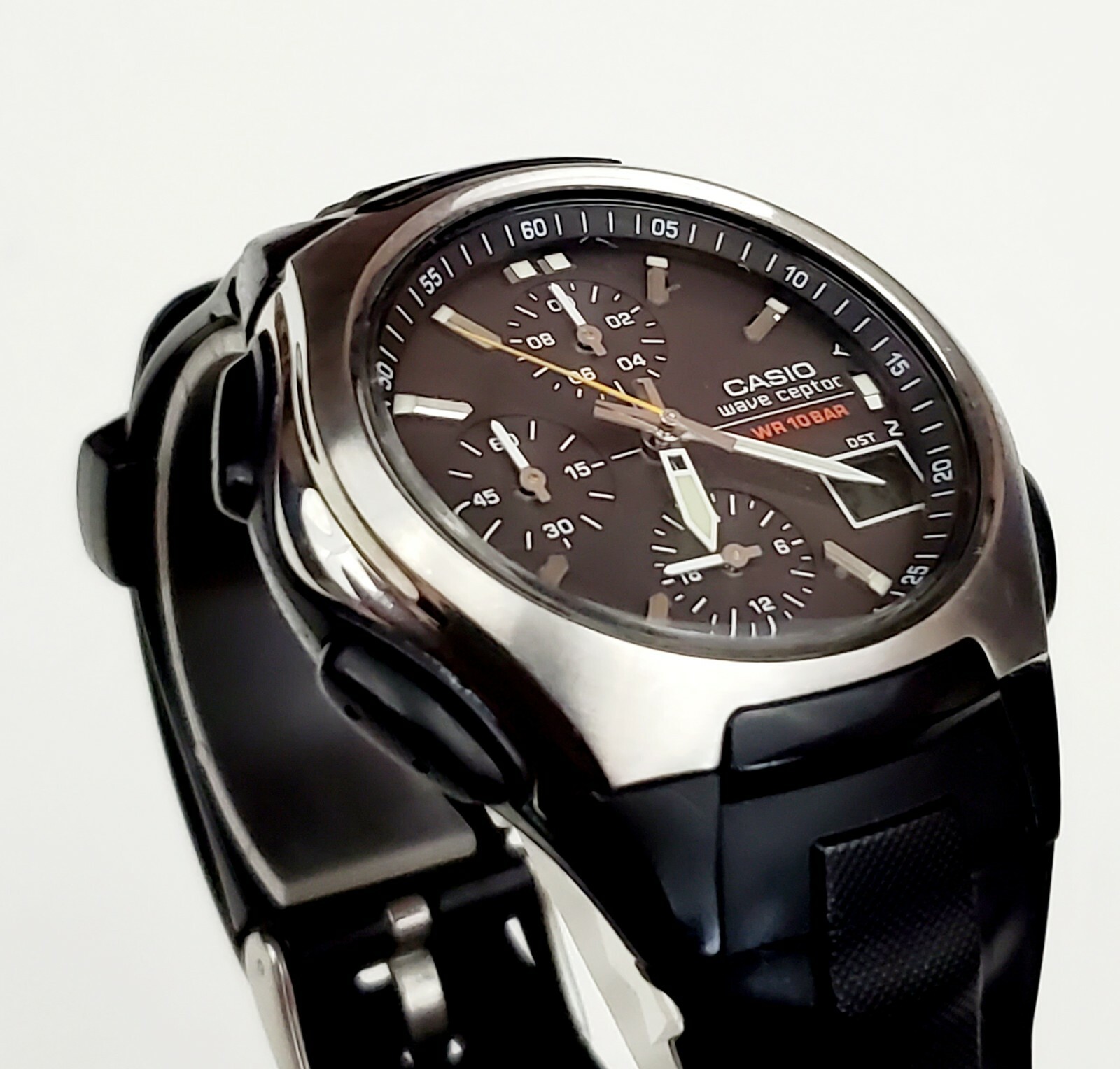 Men's TOUGH SOLAR Watch CASIO "Wave Septor" (4717) WVQ-400. Alarm ...