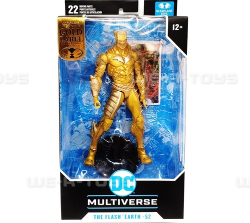 DC Multiverse The Flash Earth -52 Action Figure 2021 McFarlane Gold ...