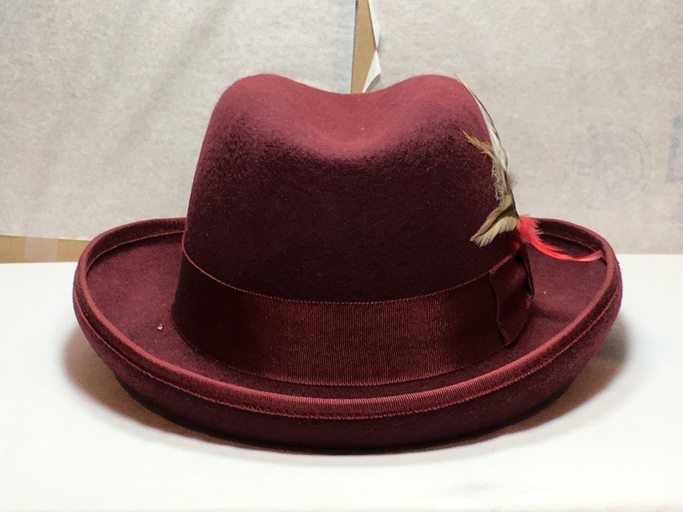 New Capas Godfather Wool Men's Hat black/Red/Navy/Royal/Burgundy/Grey ...