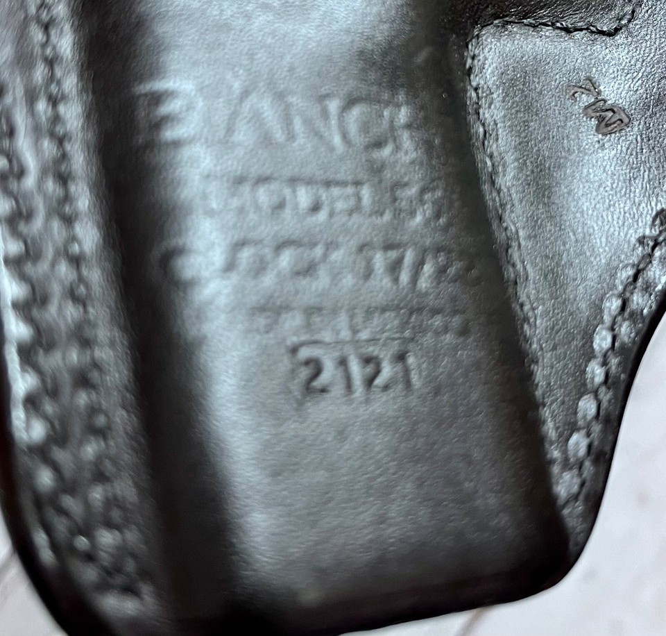 Bianchi 56 Serpent RH Leather Thumb Break Belt Holster Glock 17/ 22 ...