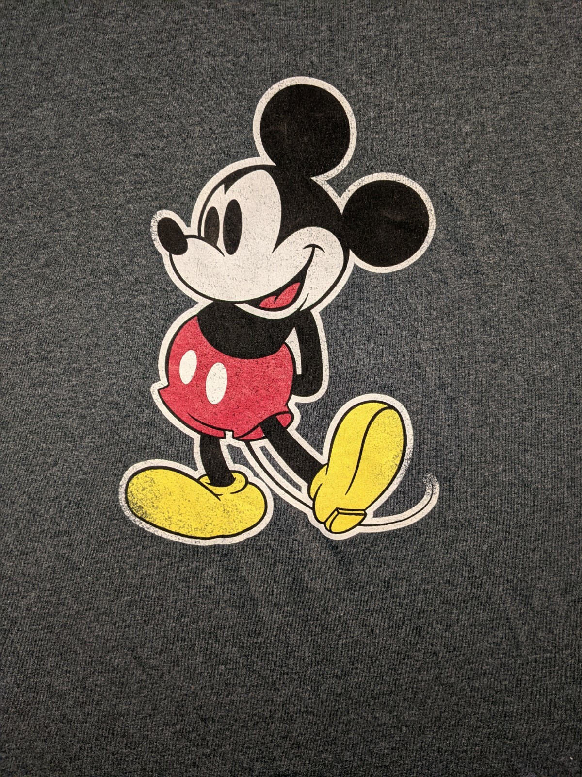 Disney Mickey Mouse Classic Distressed Logo Series T-… - Gem