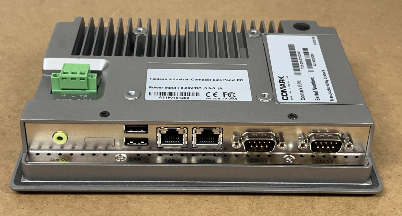 Comark Fanless Industrial Compact Size Panel PC TCS-030-01922-001 | eBay