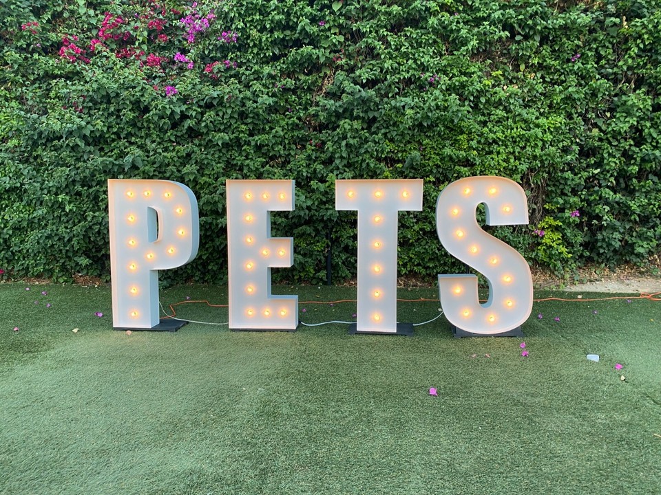 Marquee Letters Metal Stand for Large Light Up Letters 4ft 5ft Tall ...