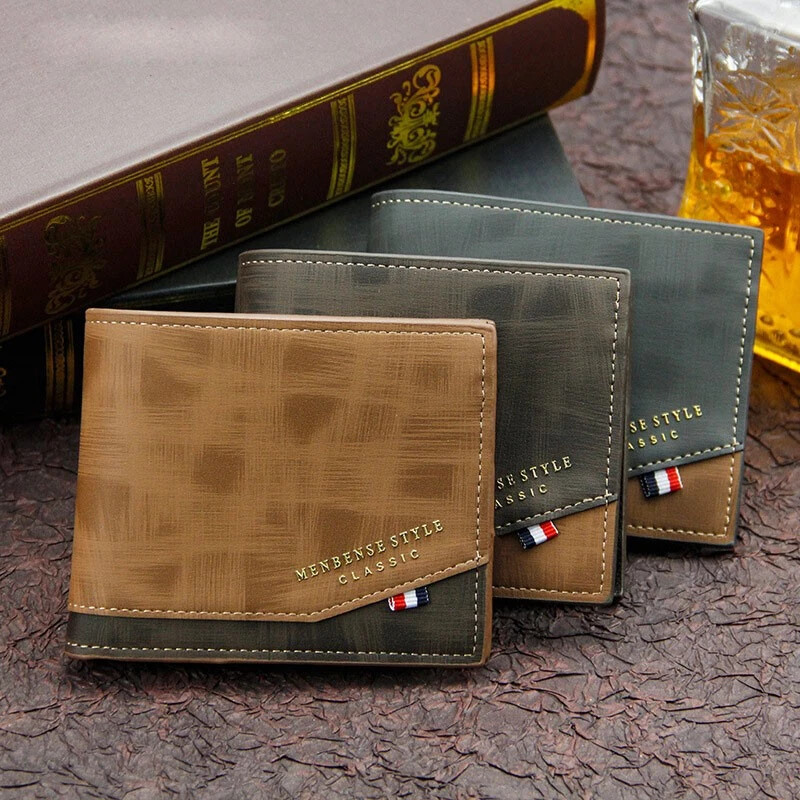 High quality MEN'S wallet purse leather luxury waterproof slim coin ...
