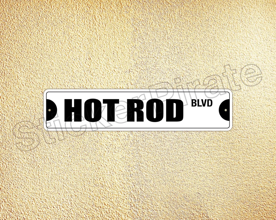 *Aluminum* Hot Rod 4" x 18" Metal Novelty Street Sign SS 1742 | eBay
